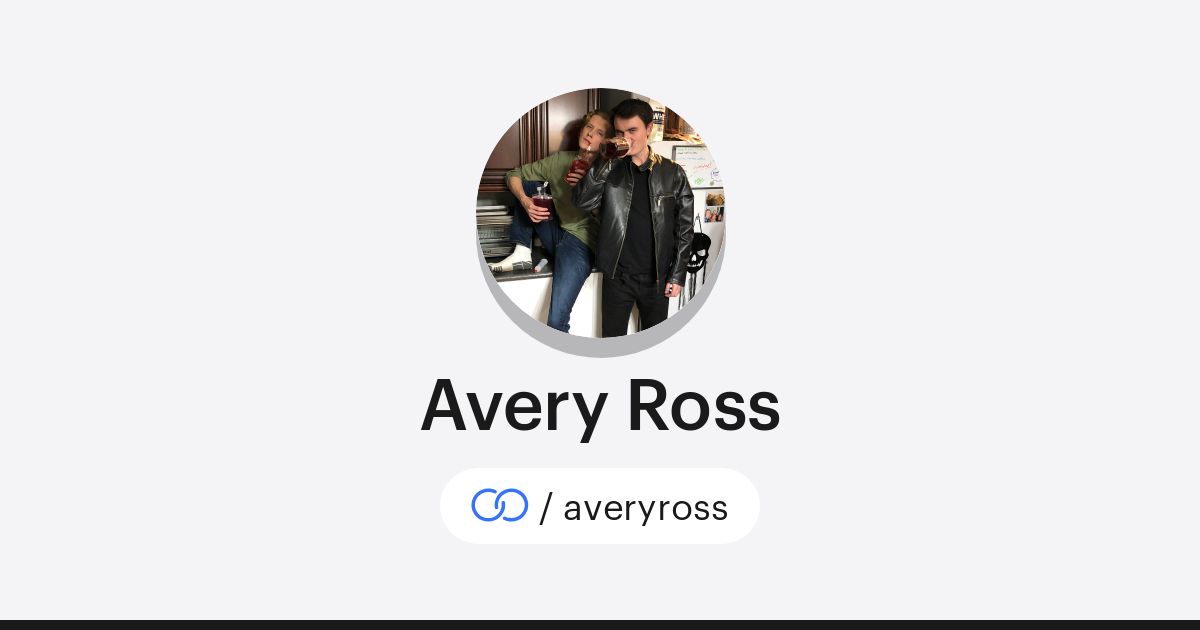 Avery Ross (/averyross) · solo.to