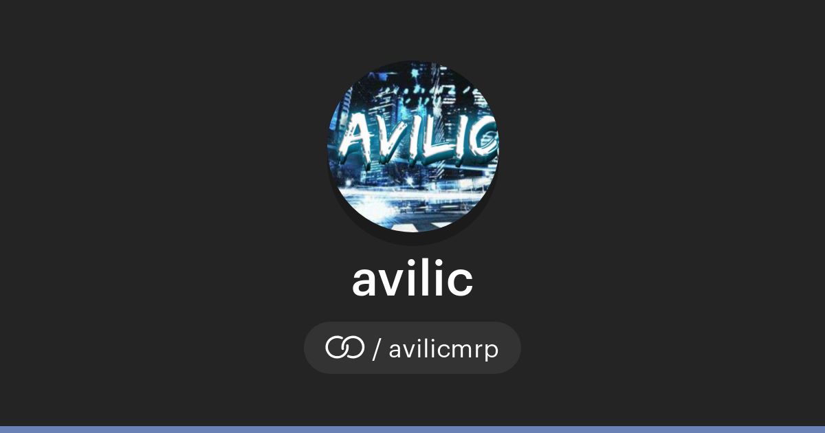 avilic (/avilicmrp) · solo.to