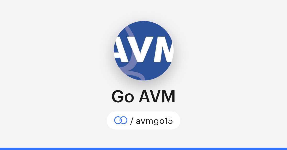 Go AVM (/avmgo15) · solo.to