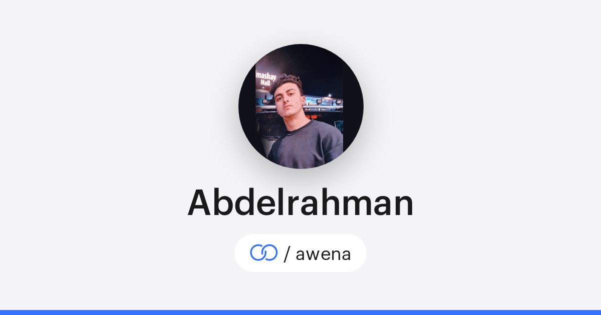 Abdelrahman (/awena) · solo.to