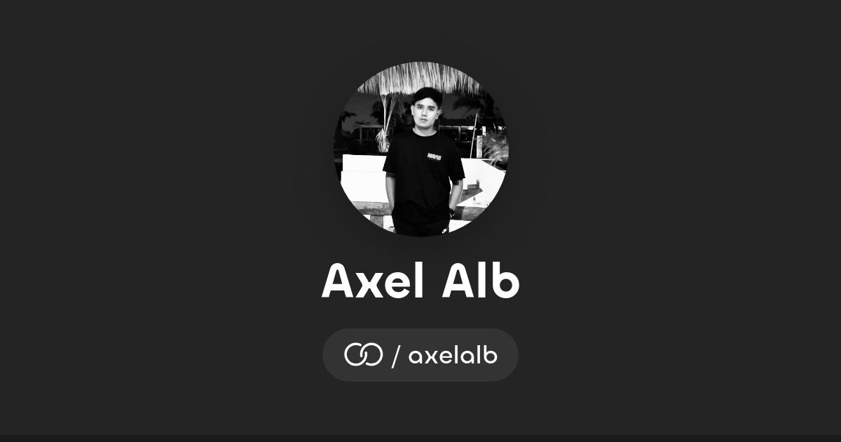 Axel Alb (/axelalb) · solo.to