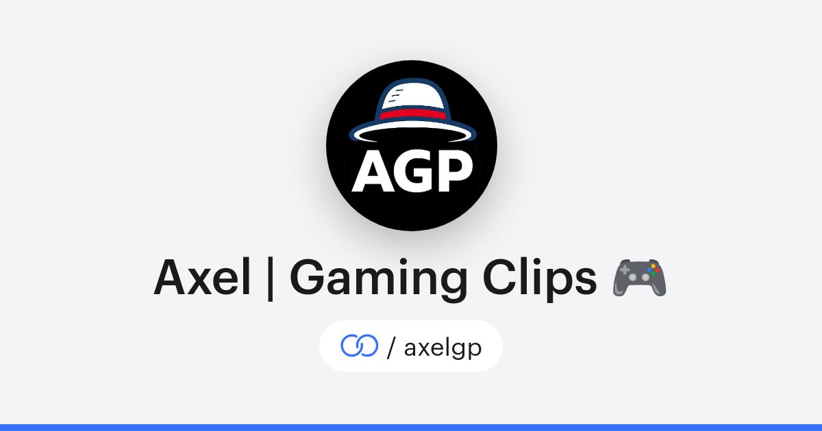 Axel | Gaming Clips 🎮 (/axelgp) · solo.to