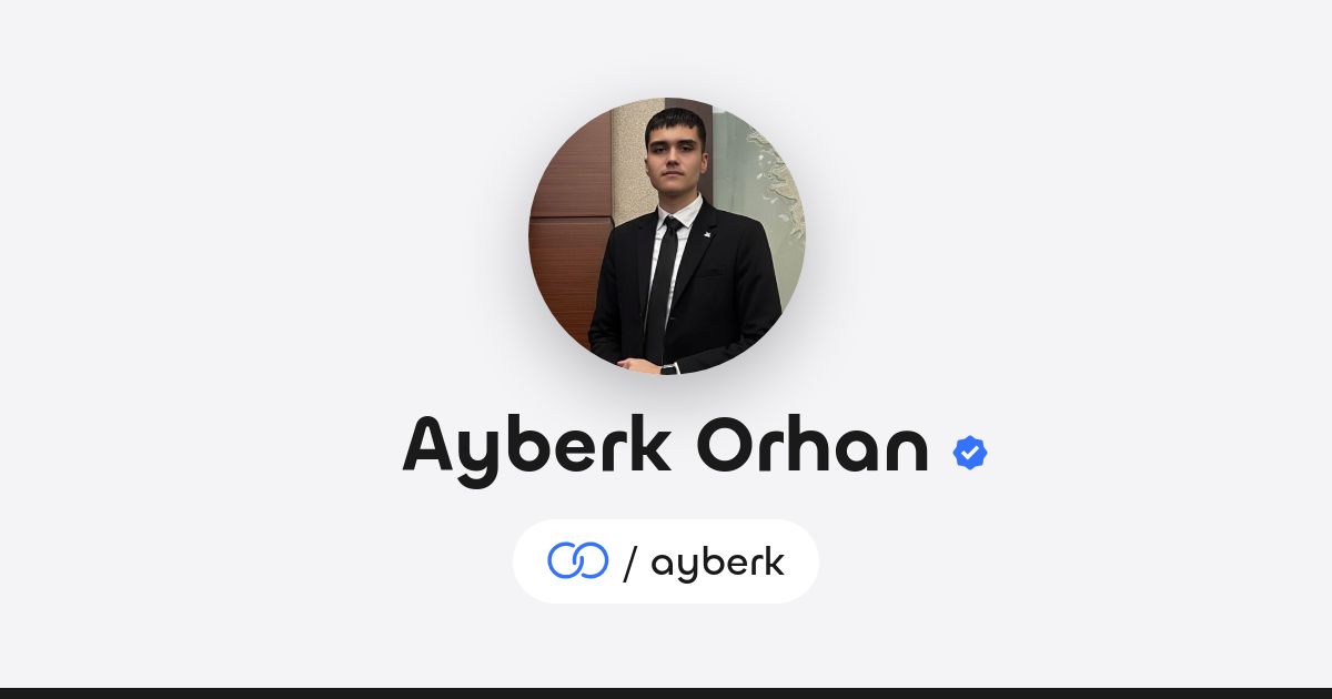 Ayberk Orhan (/ayberk) · solo.to