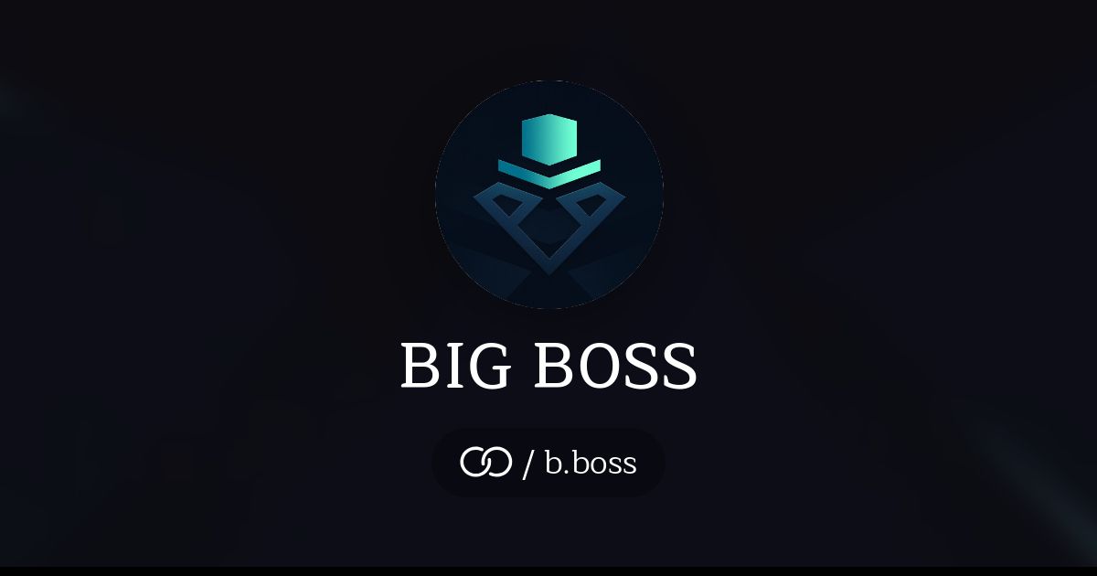 BIG B0SS (/b.boss) · solo.to