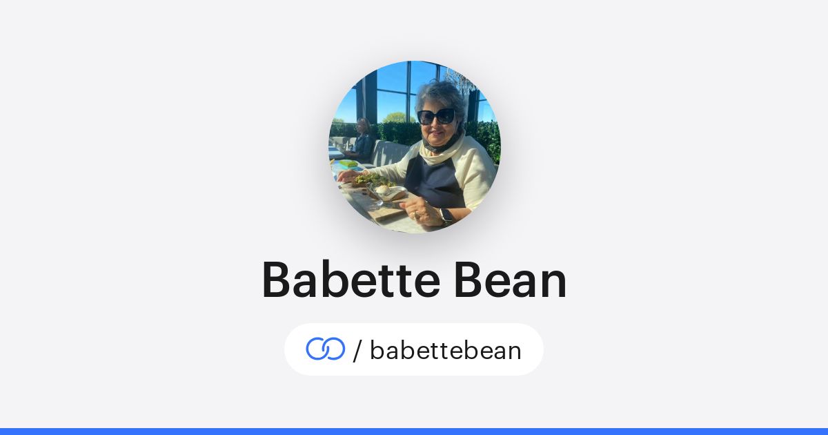 Babette Bean (/babettebean) · solo.to