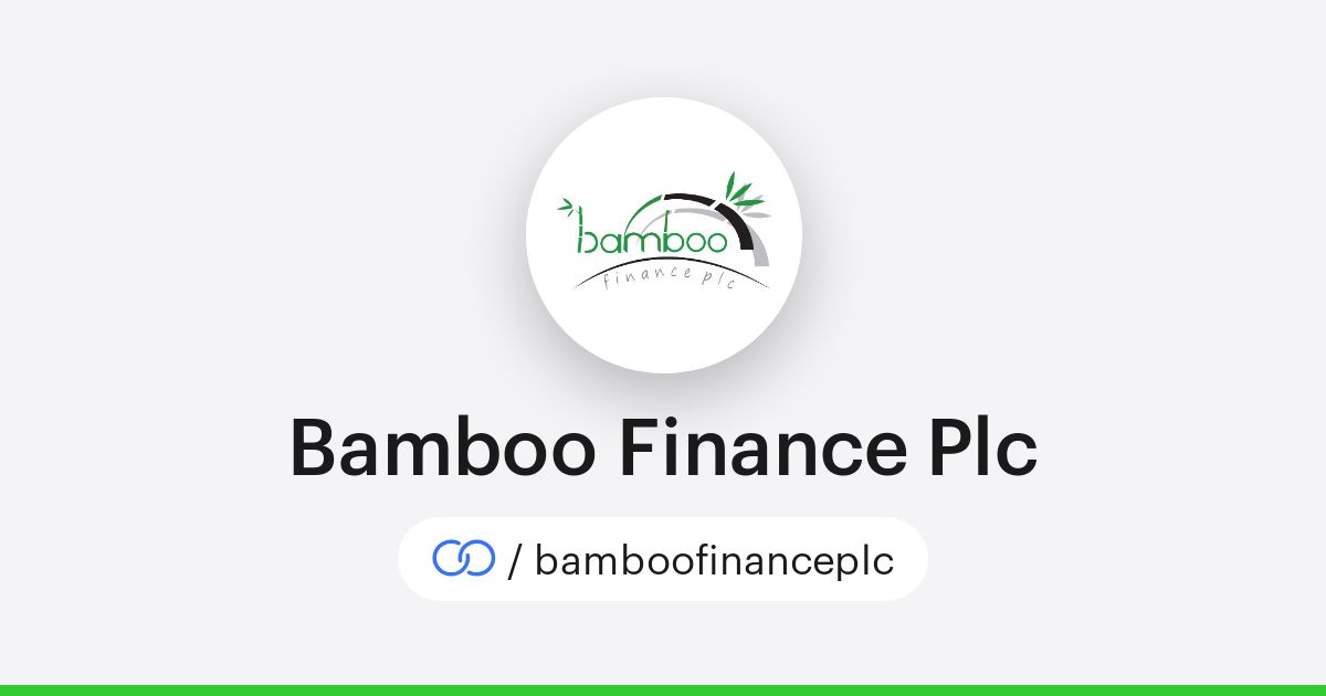 Bamboo Finance Plc (/bamboofinanceplc) · solo.to