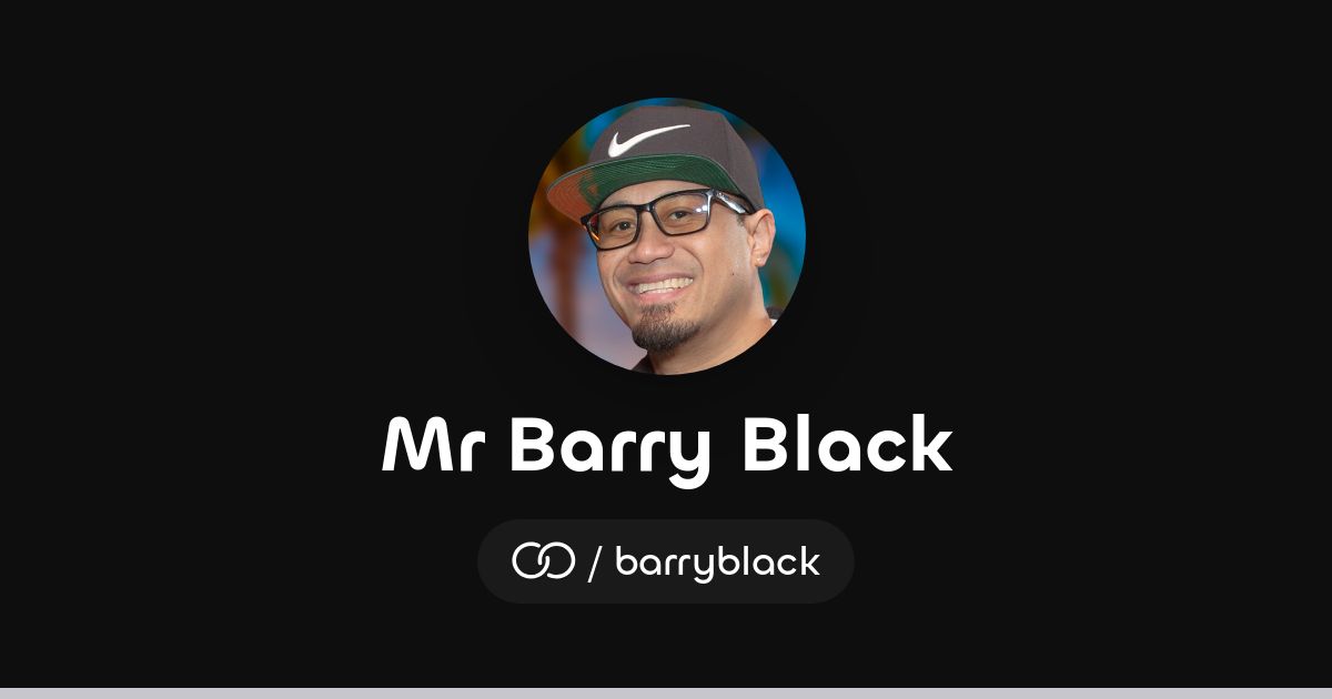 Mr Barry Black (/barryblack) · solo.to