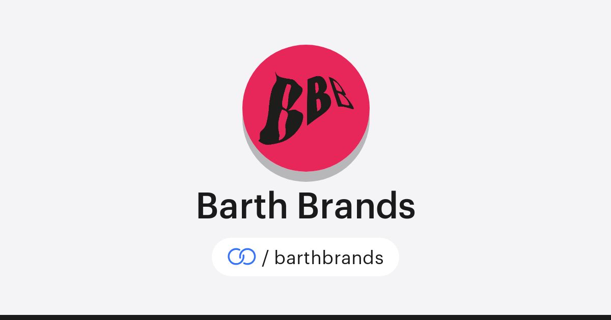 Barth Brands (/barthbrands) · solo.to