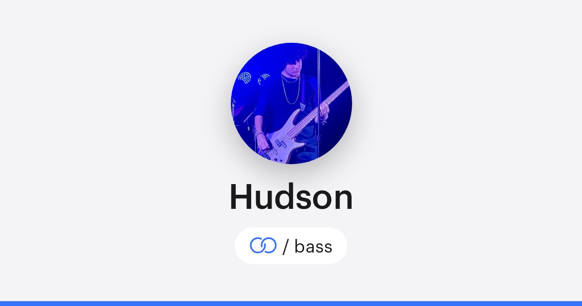 Hudson (/bass) · solo.to