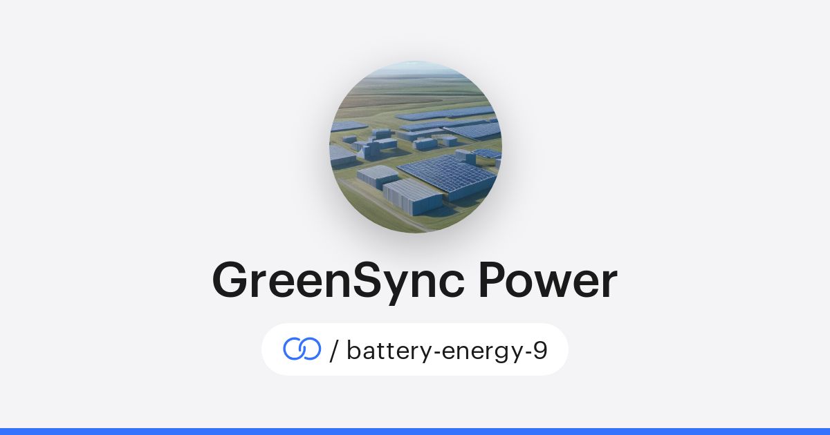 GreenSync Power (/battery-energy-9) · solo.to