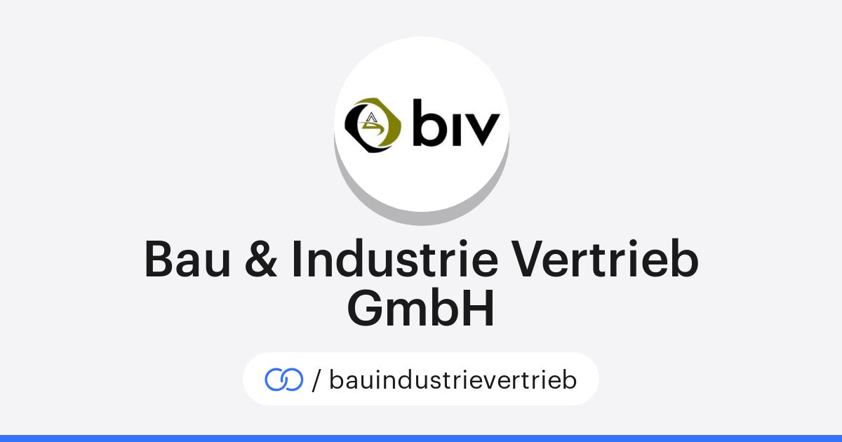 Bau & Industrie Vertrieb GmbH (/bauindustrievertrieb) · solo.to