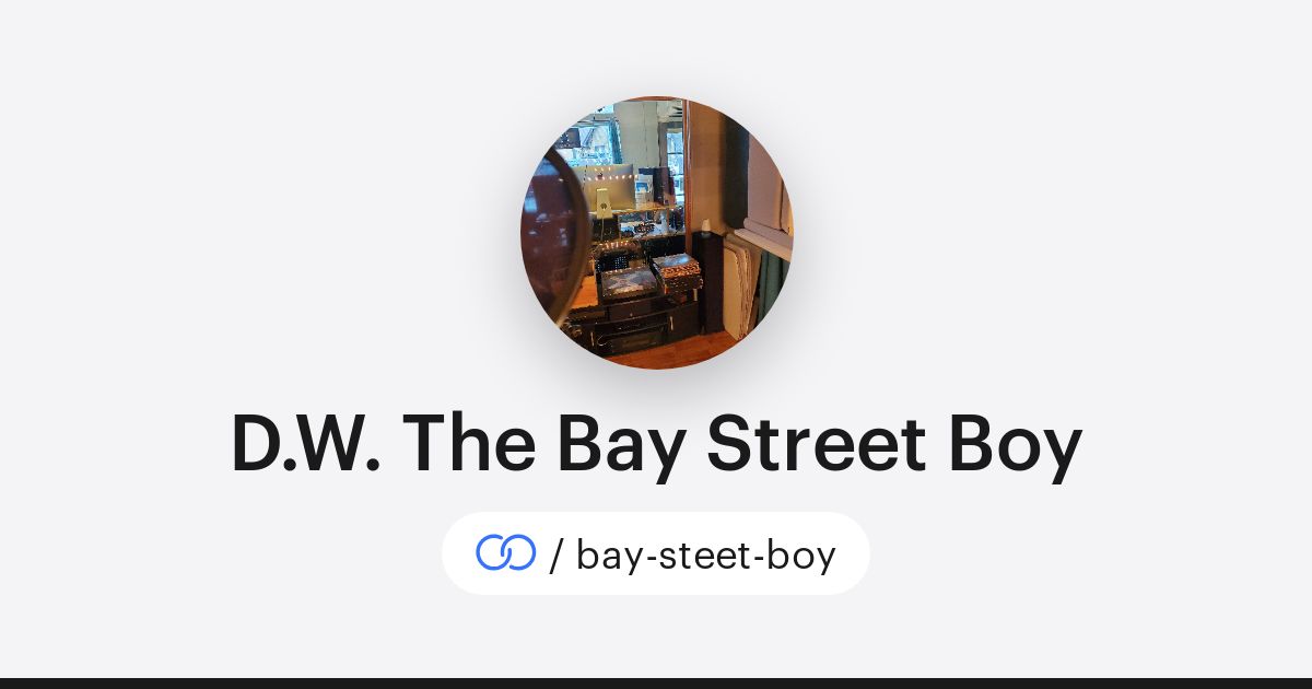 D.W. The Bay Street Boy (/bay-steet-boy) · solo.to