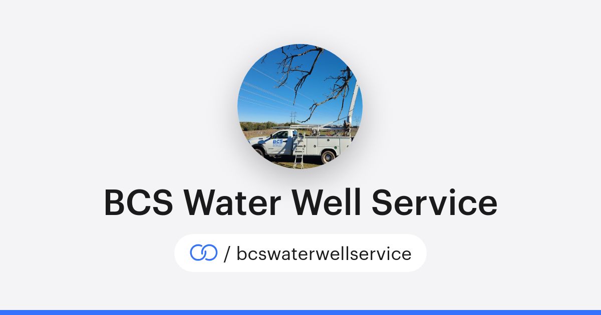 BCS Water Well Service (/bcswaterwellservice) · solo.to