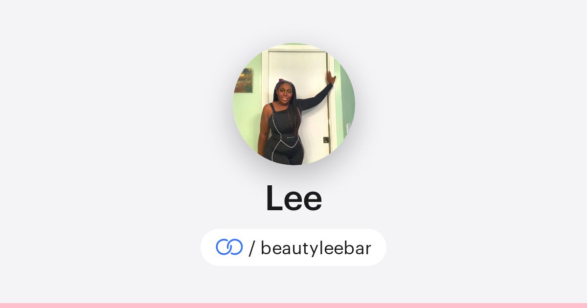 Lee (/beautyleebar) · solo.to