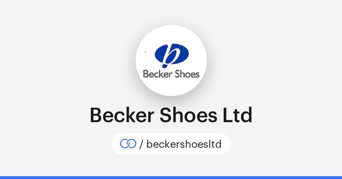 Becker Shoes Ltd (/beckershoesltd) · solo.to