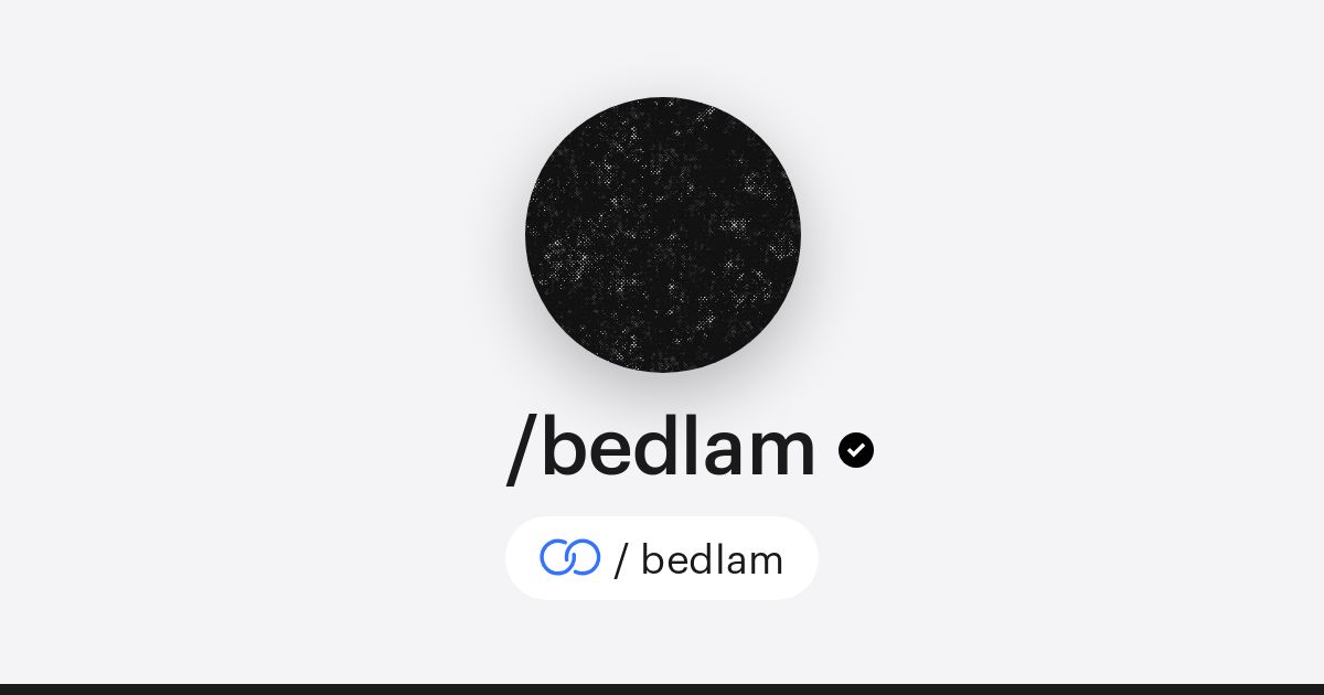 /bedlam · solo.to