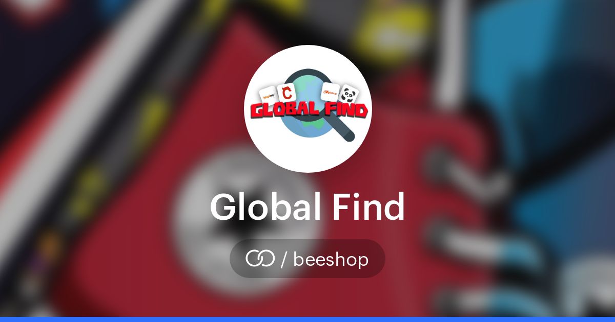 Global Find (/beeshop) · solo.to