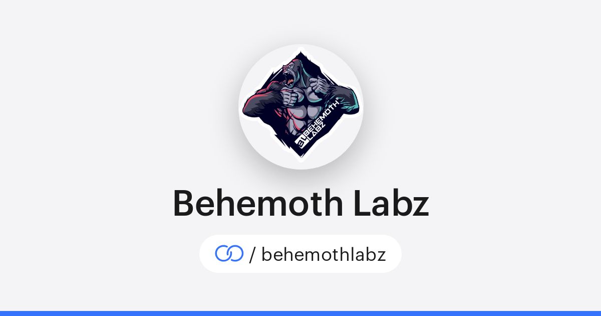 Behemoth Labz (/behemothlabz) · solo.to