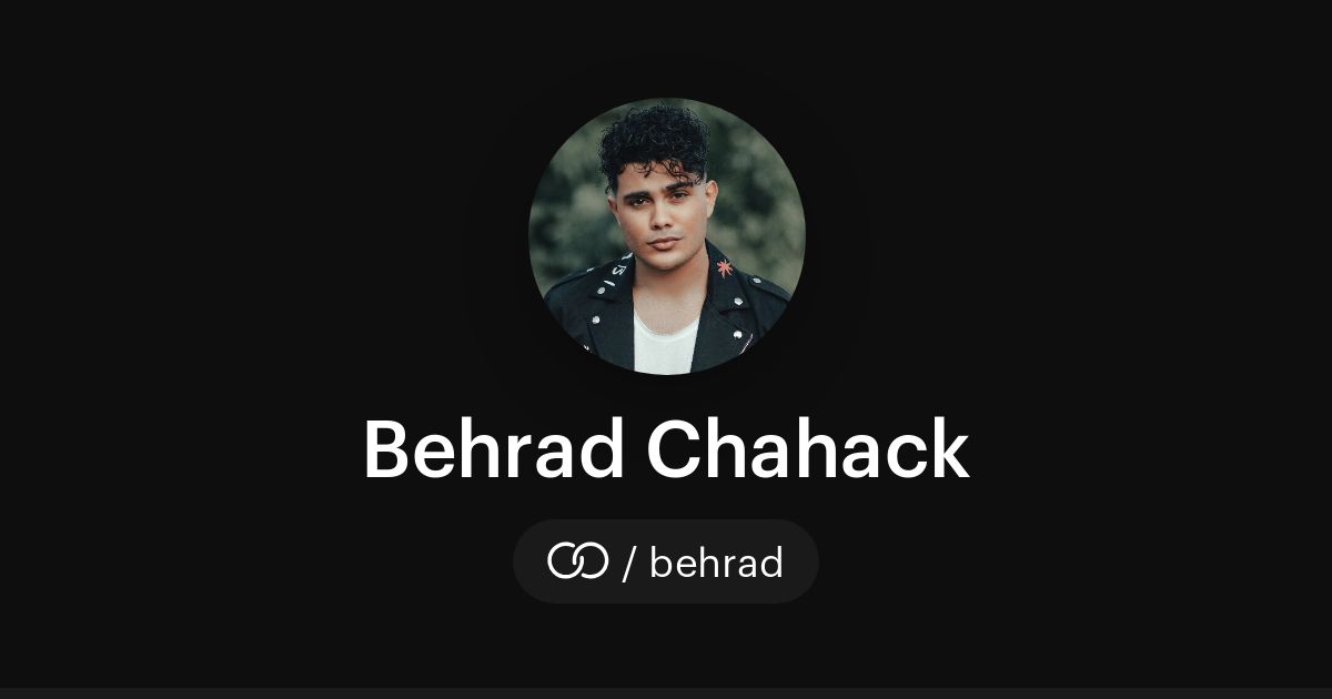 Behrad Chahack (/behrad) · solo.to