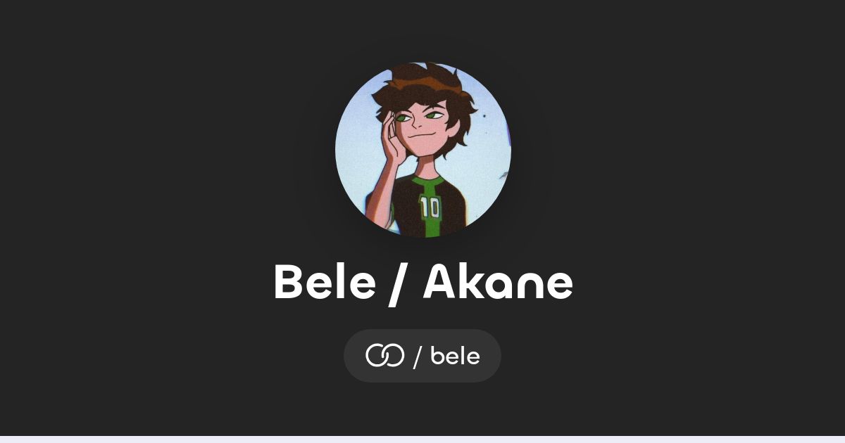 Bele / Akane (/bele) · solo.to