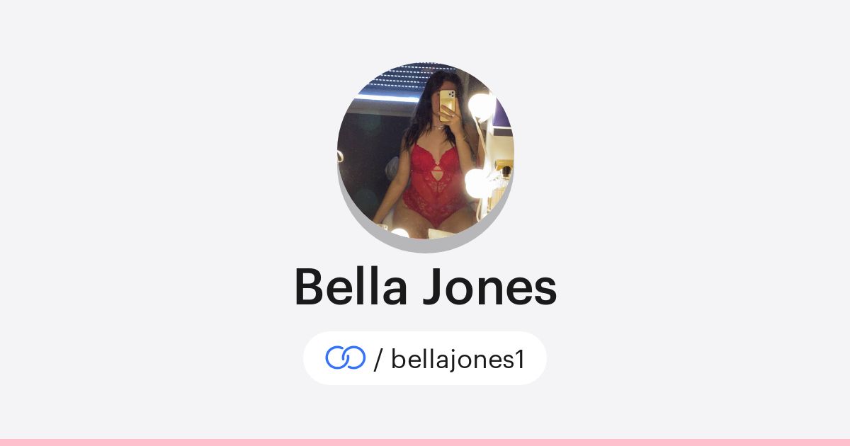 Bella Jones (/bellajones1) · solo.to