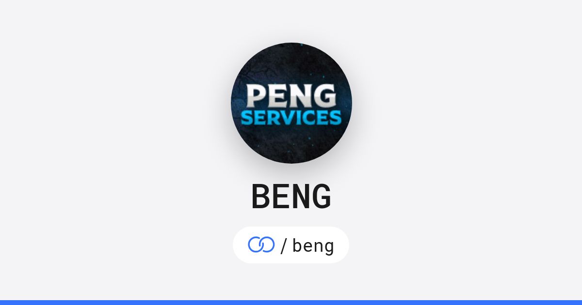 BENG · solo.to