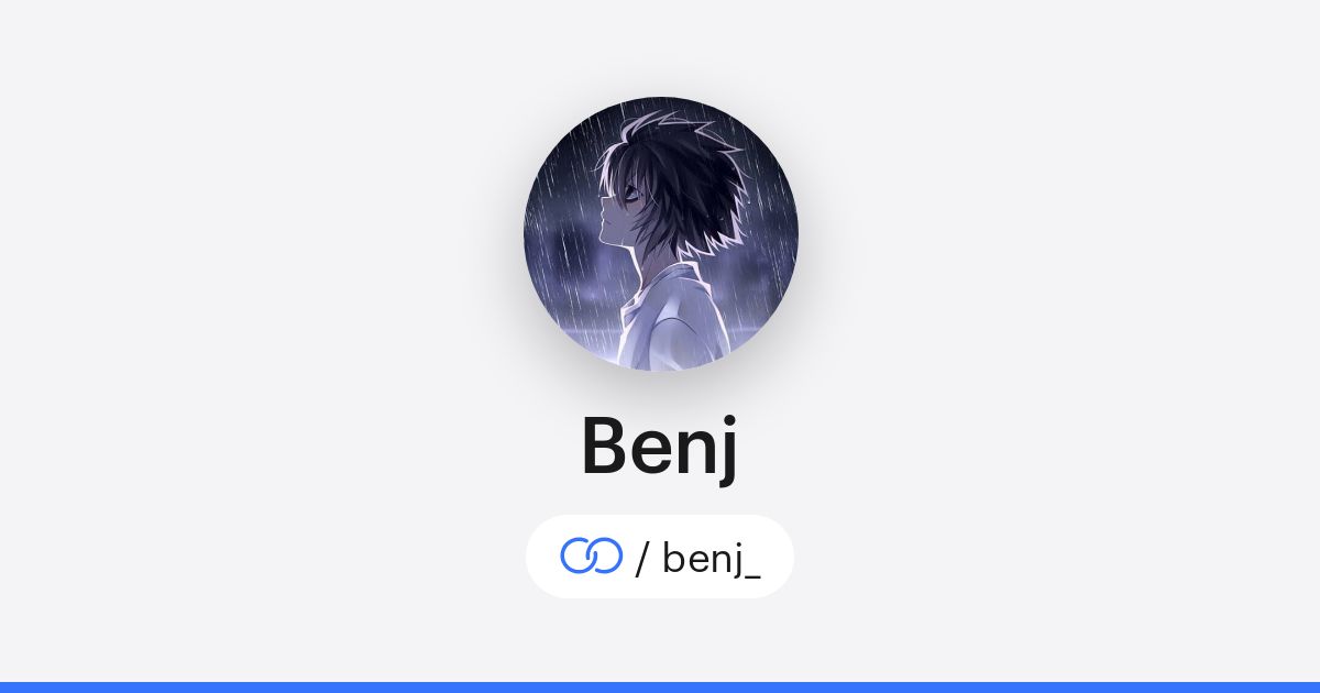 Benj (/benj_) · solo.to