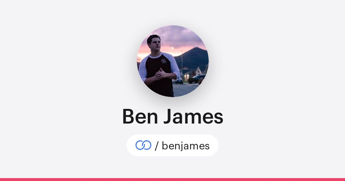 Ben James (/benjames) · solo.to