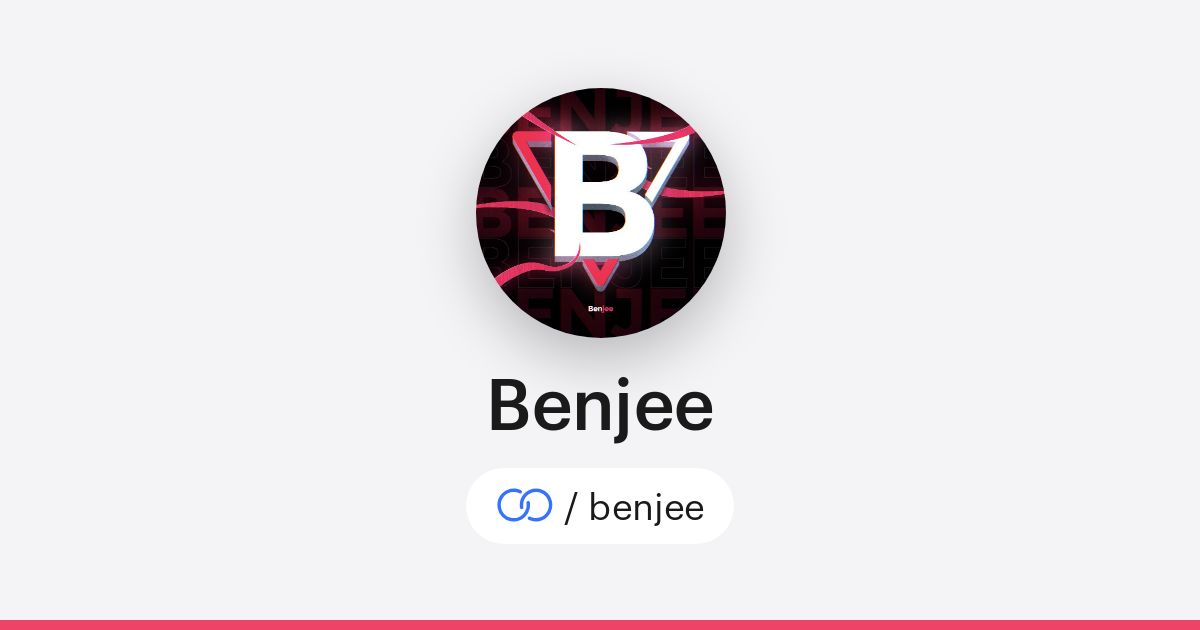 Benjee · solo.to