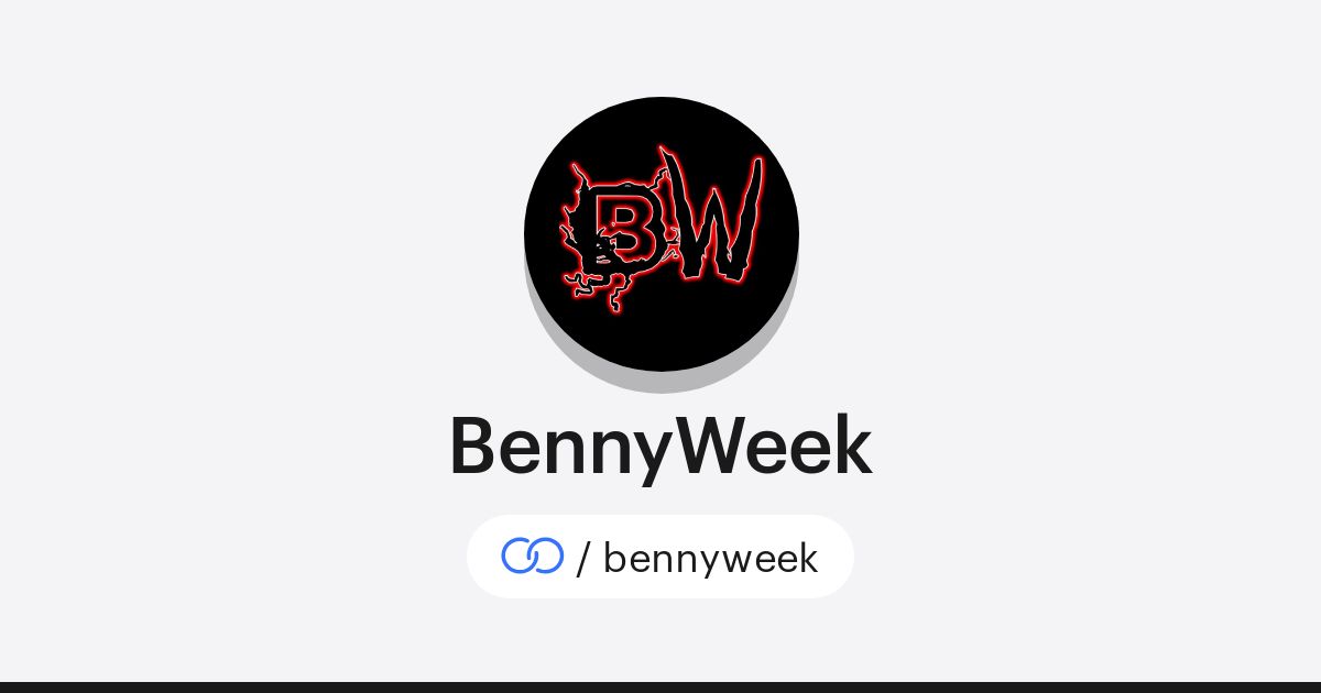 BennyWeek · solo.to