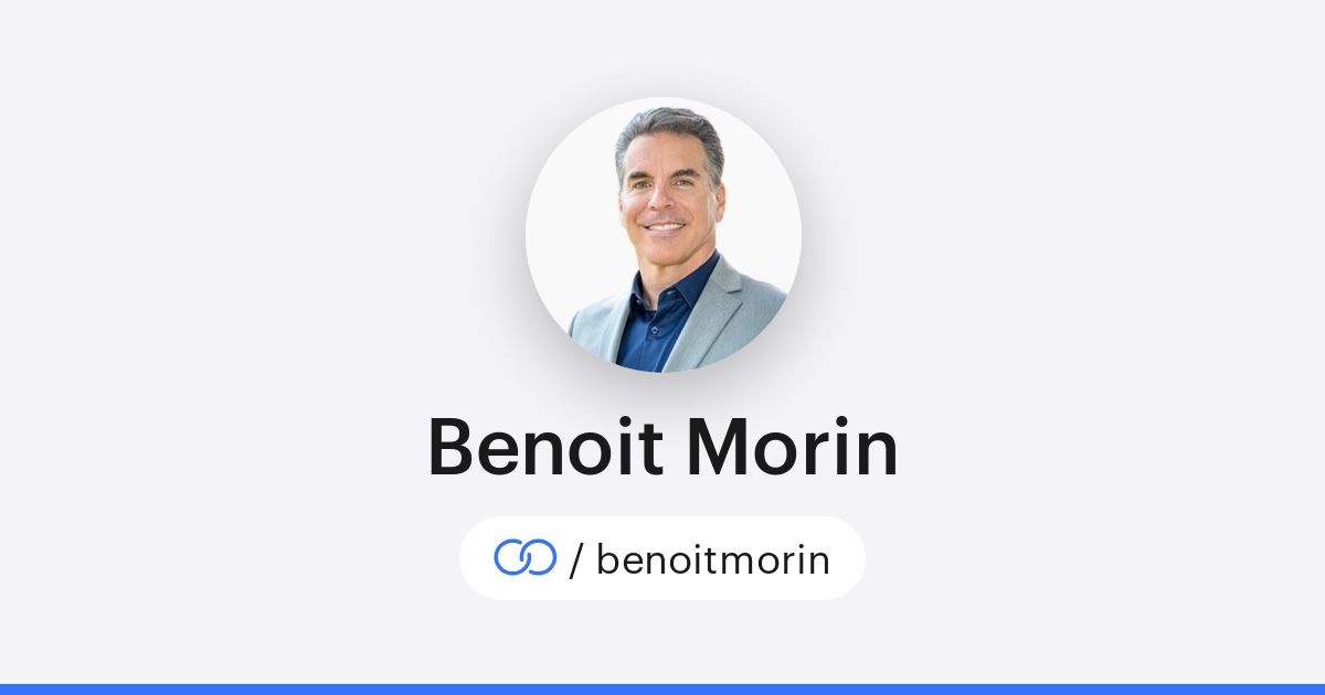 Benoit Morin (/benoitmorin) · solo.to