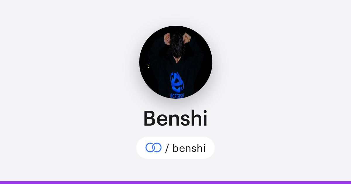 Benshi · solo.to