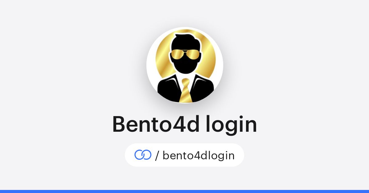 Bento4d login (/bento4dlogin) · solo.to