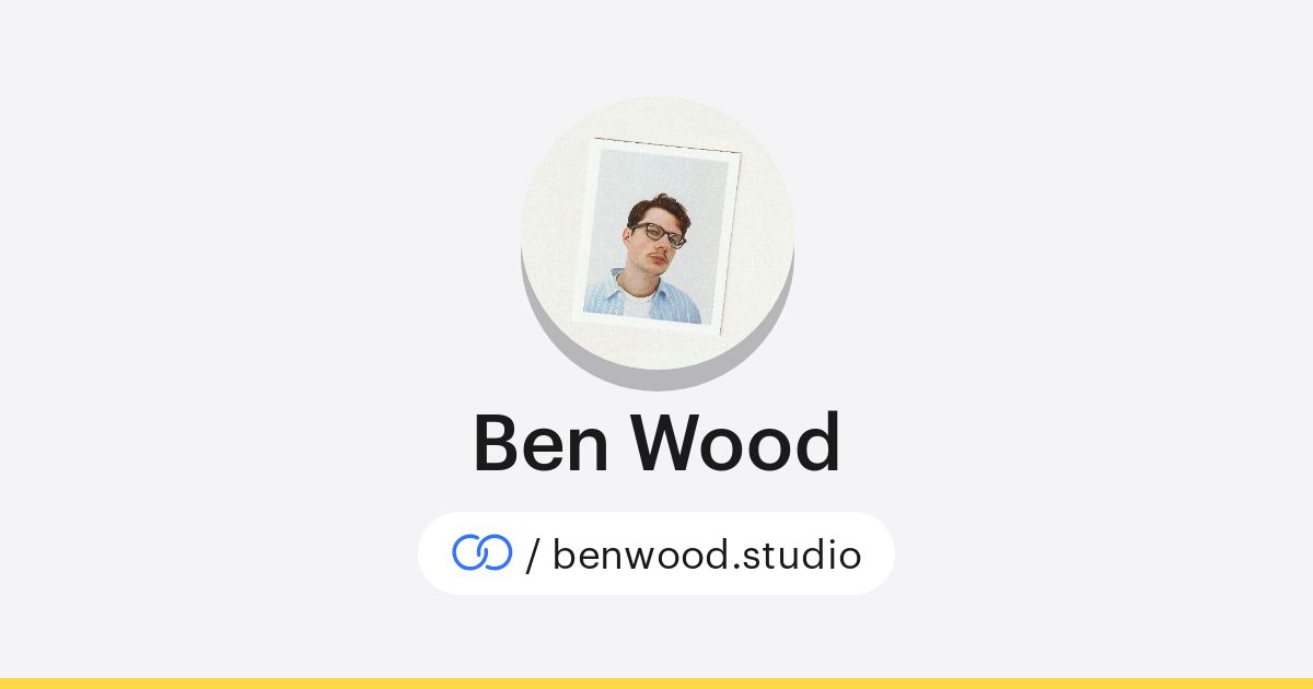 Ben Wood (/benwood.studio) · solo.to