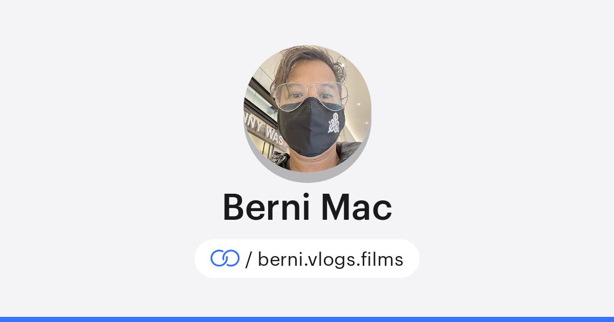 Berni Mac (/berni.vlogs.films) · solo.to