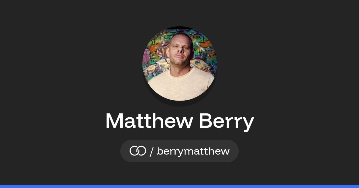 Matthew Berry (/berrymatthew) · solo.to