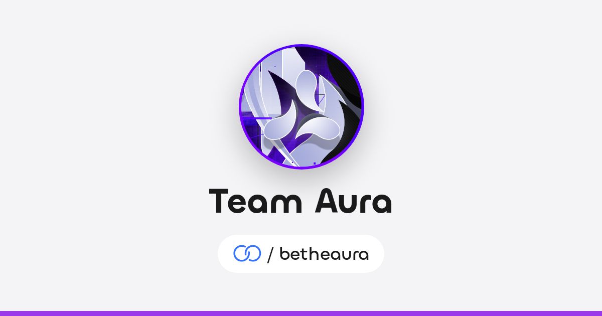 Team Aura (/betheaura) · solo.to