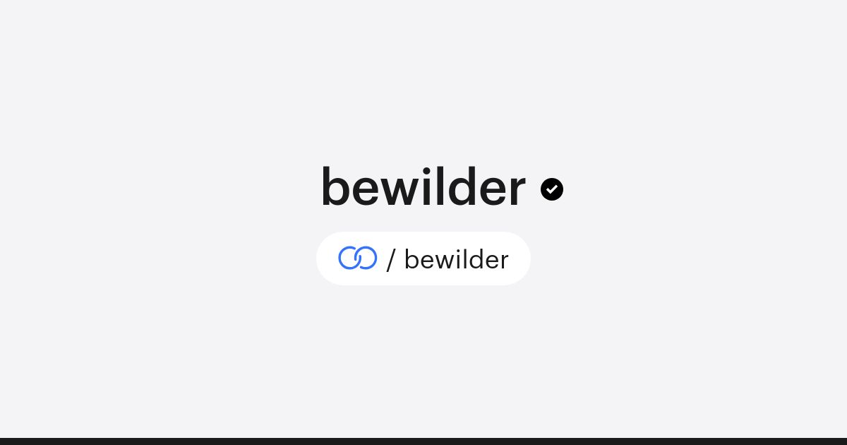 bewilder · solo.to
