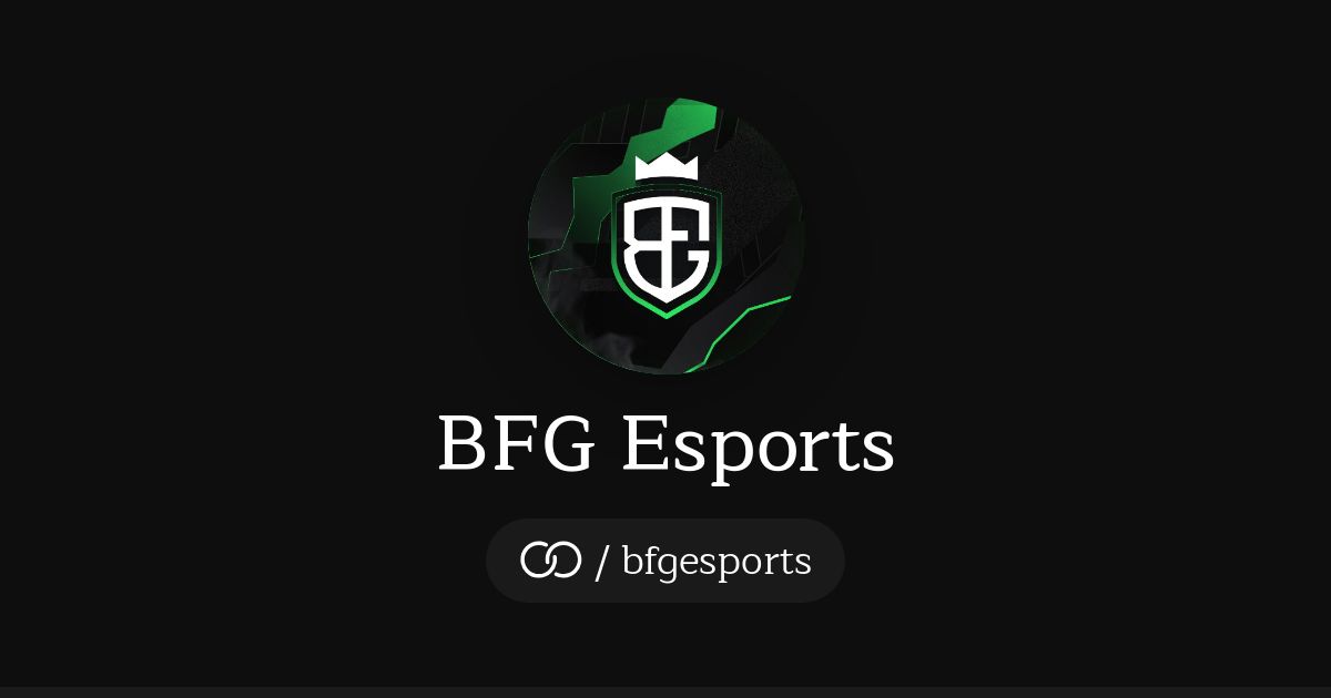 BFG Esports (/bfgesports) · solo.to
