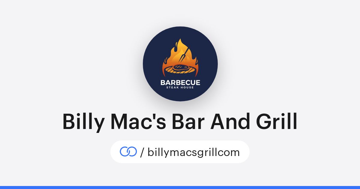 Billy Mac's Bar And Grill (/billymacsgrillcom) · solo.to