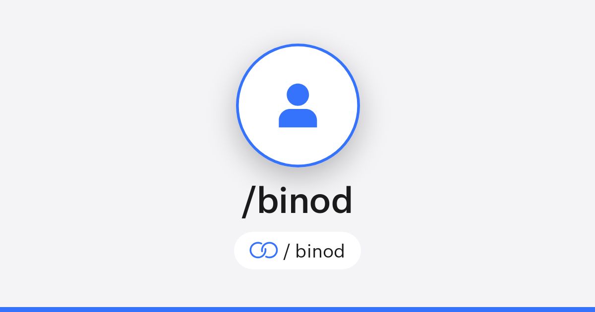 /binod · solo.to