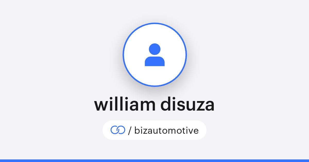 william disuza (/bizautomotive) · solo.to