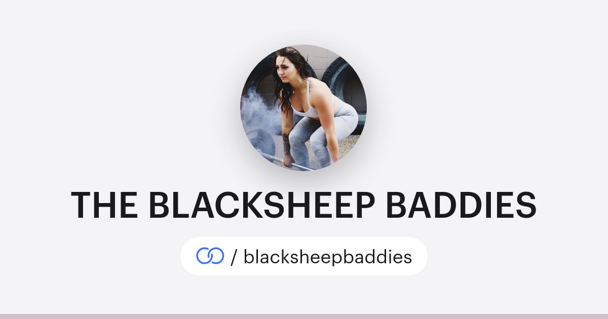 THE BLACKSHEEP BADDIES (/blacksheepbaddies) · solo.to