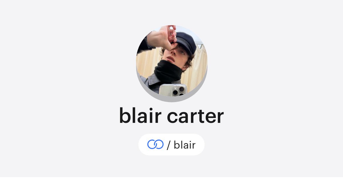 blair carter (/blair) · solo.to