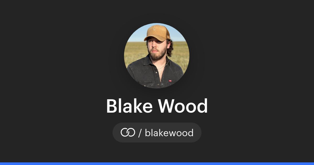 Blake Wood (/blakewood) · solo.to