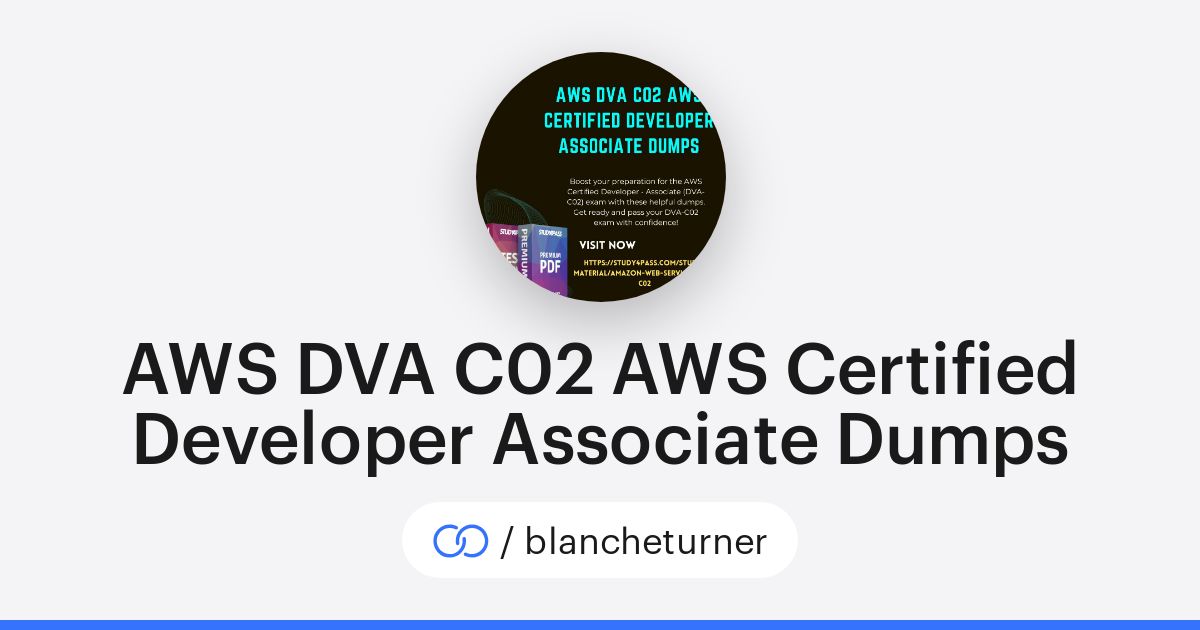 AWS DVA C02 AWS Certified Developer Associate Dumps (/blancheturner) · solo.to
