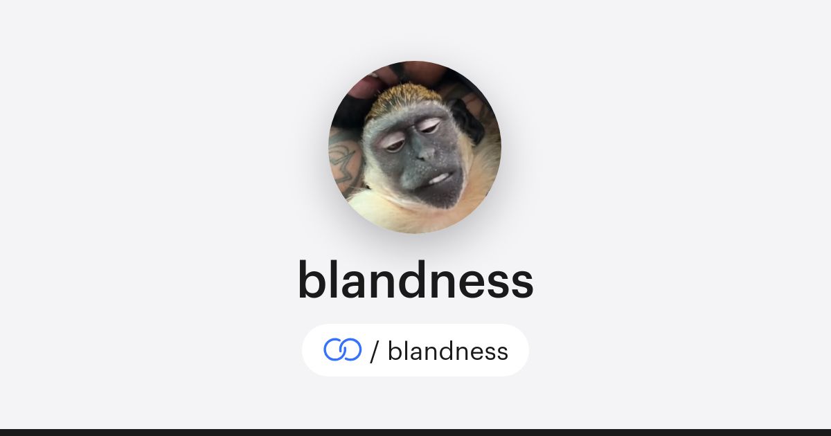 blandness · solo.to