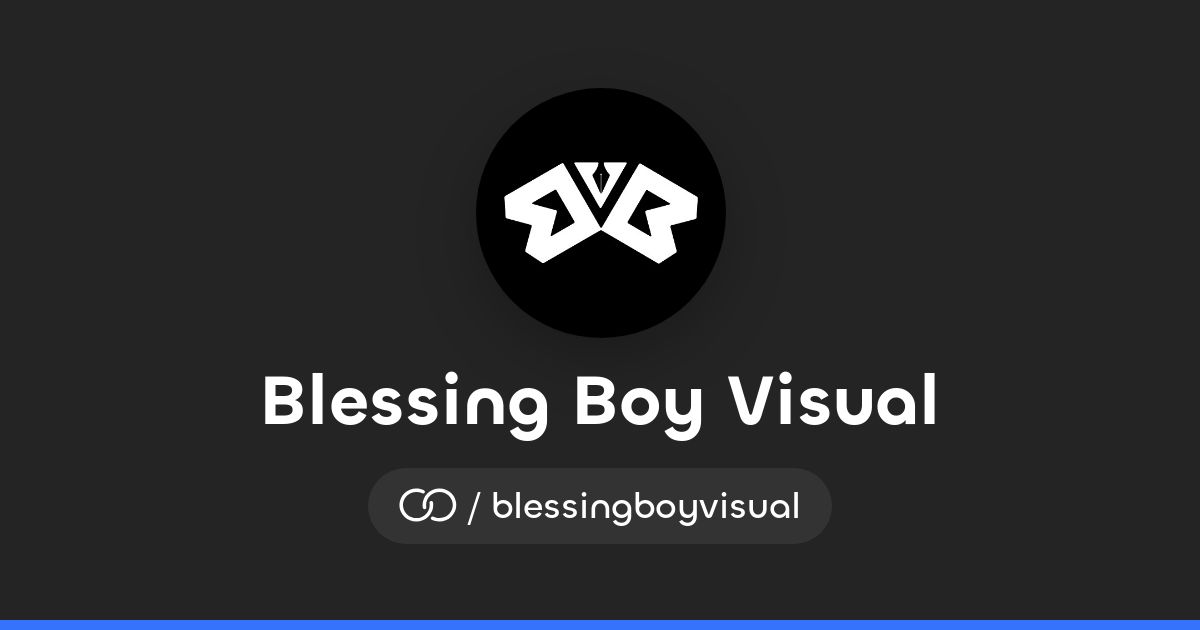 Blessing Boy Visual (/blessingboyvisual) · solo.to