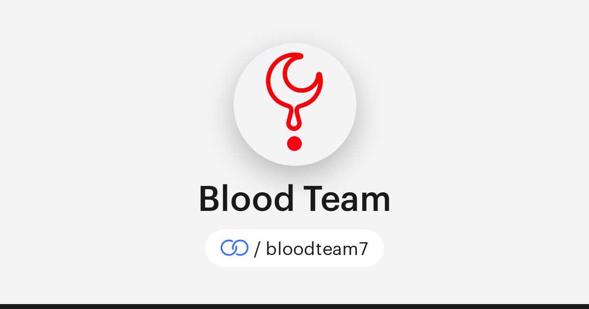Blood Team (/bloodteam7) · solo.to