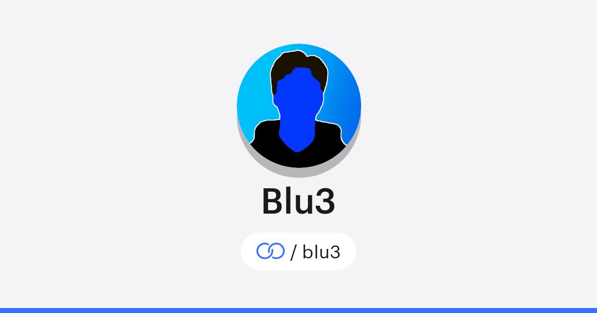 Blu3 · solo.to